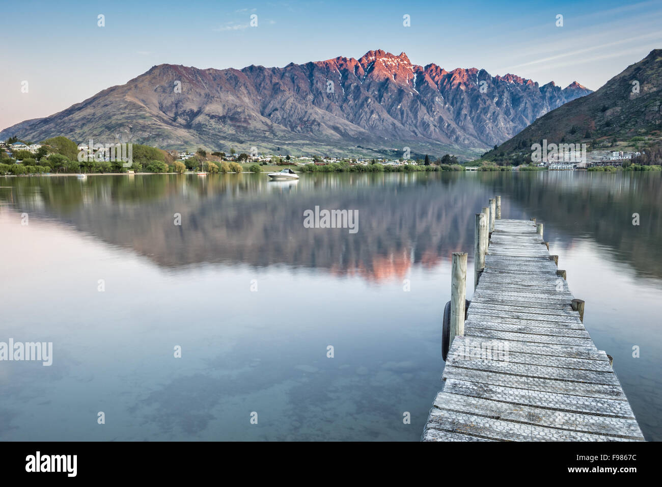 Queenstown jetty hi-res stock photography and images - Alamy