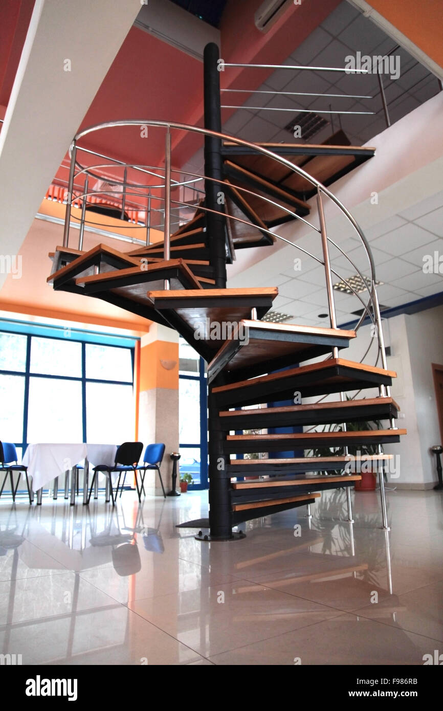 Corkscrew stairs hi-res stock photography and images - Alamy