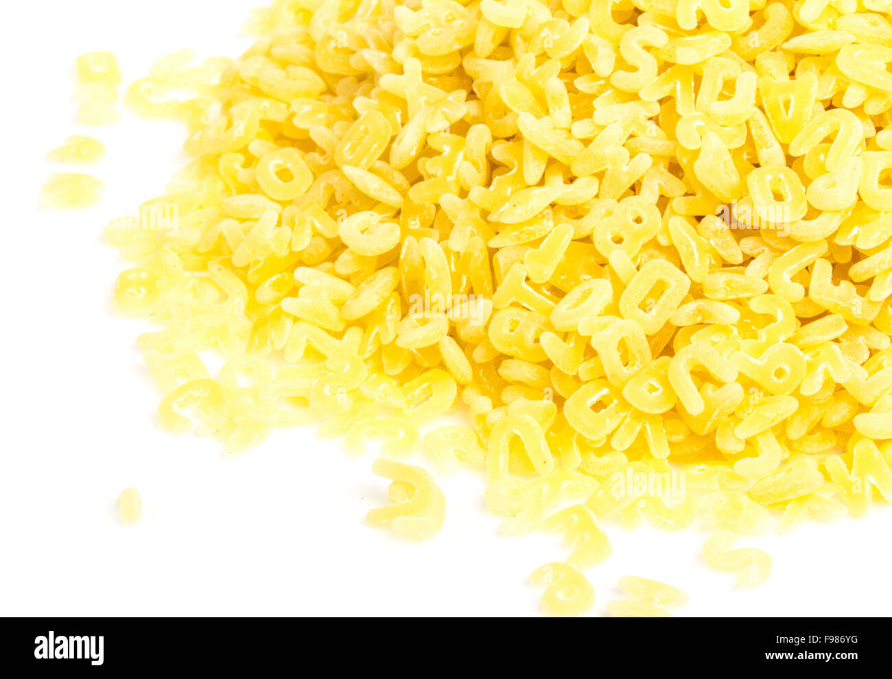 the alphabet pasta Stock Photo - Alamy