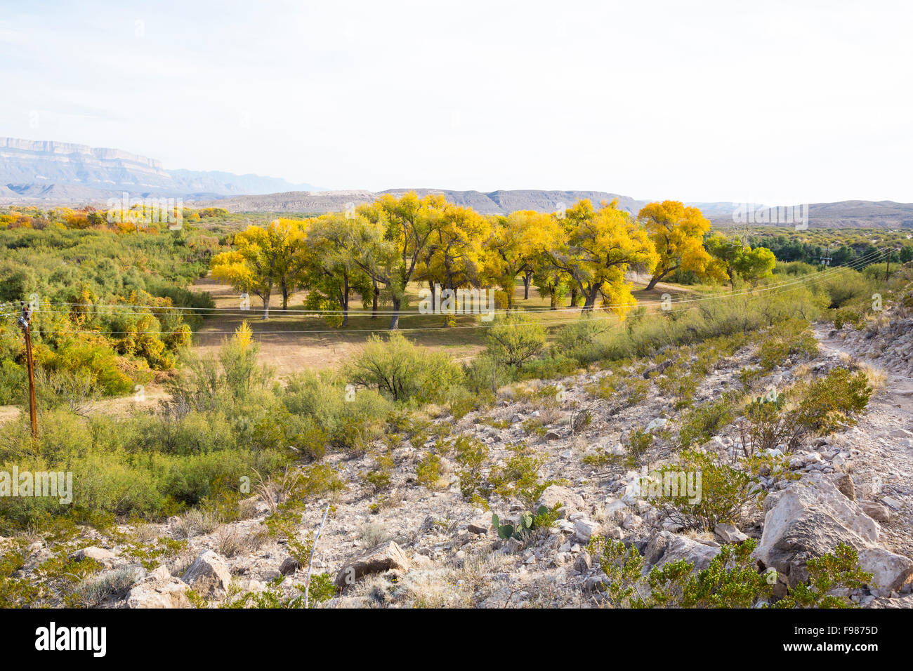 The Hot Springs Trail at Rio Grande Village, Big Bend National Park ...