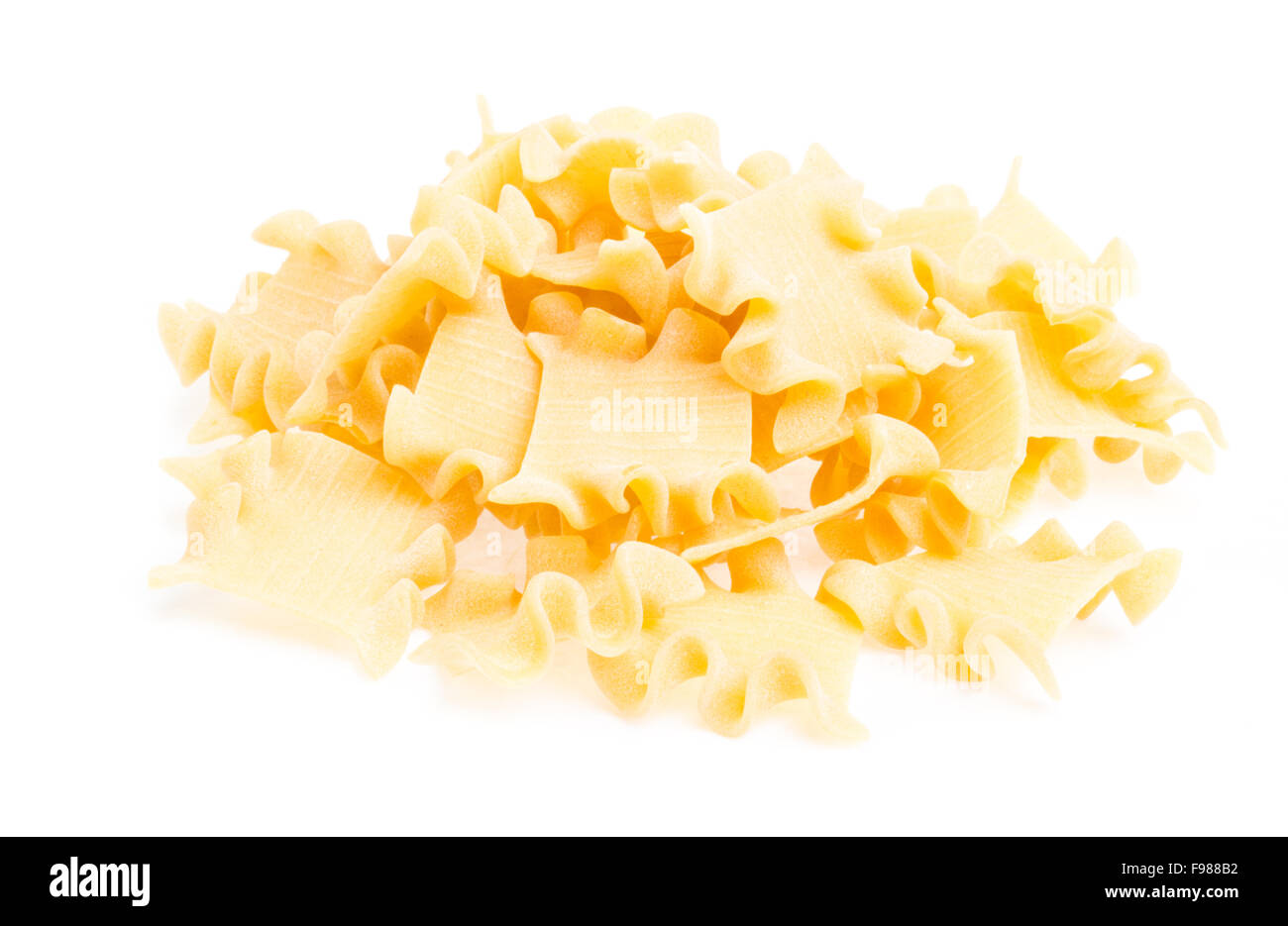 Raw yellow Italian pasta Stock Photo - Alamy