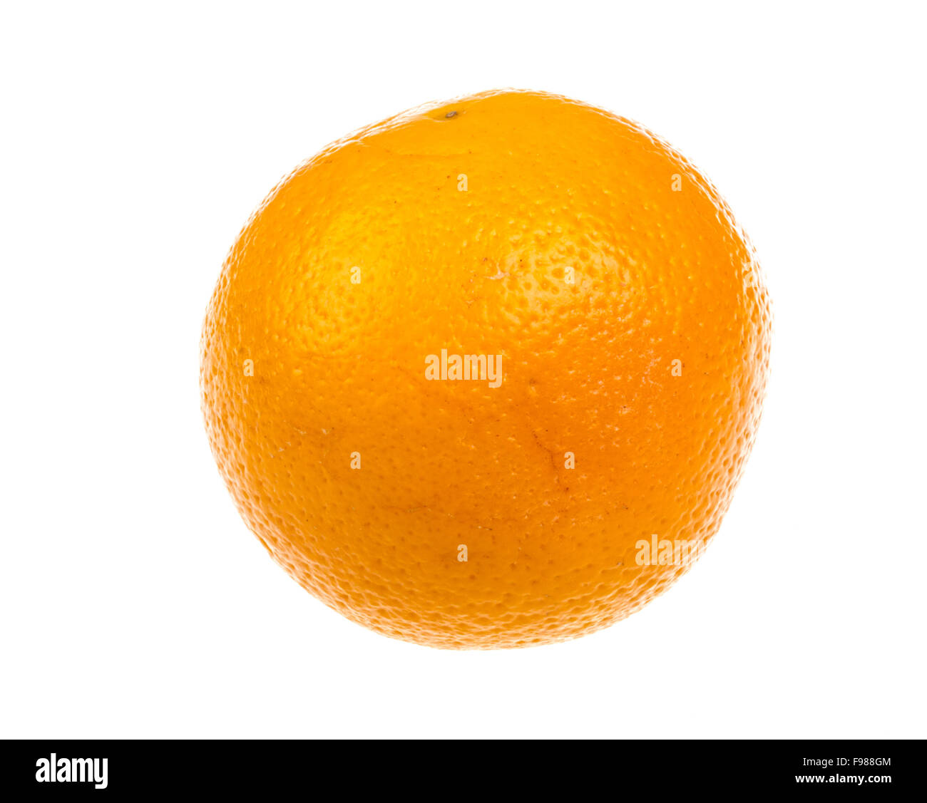 Ripe orange isolated on white background Stock Photo - Alamy