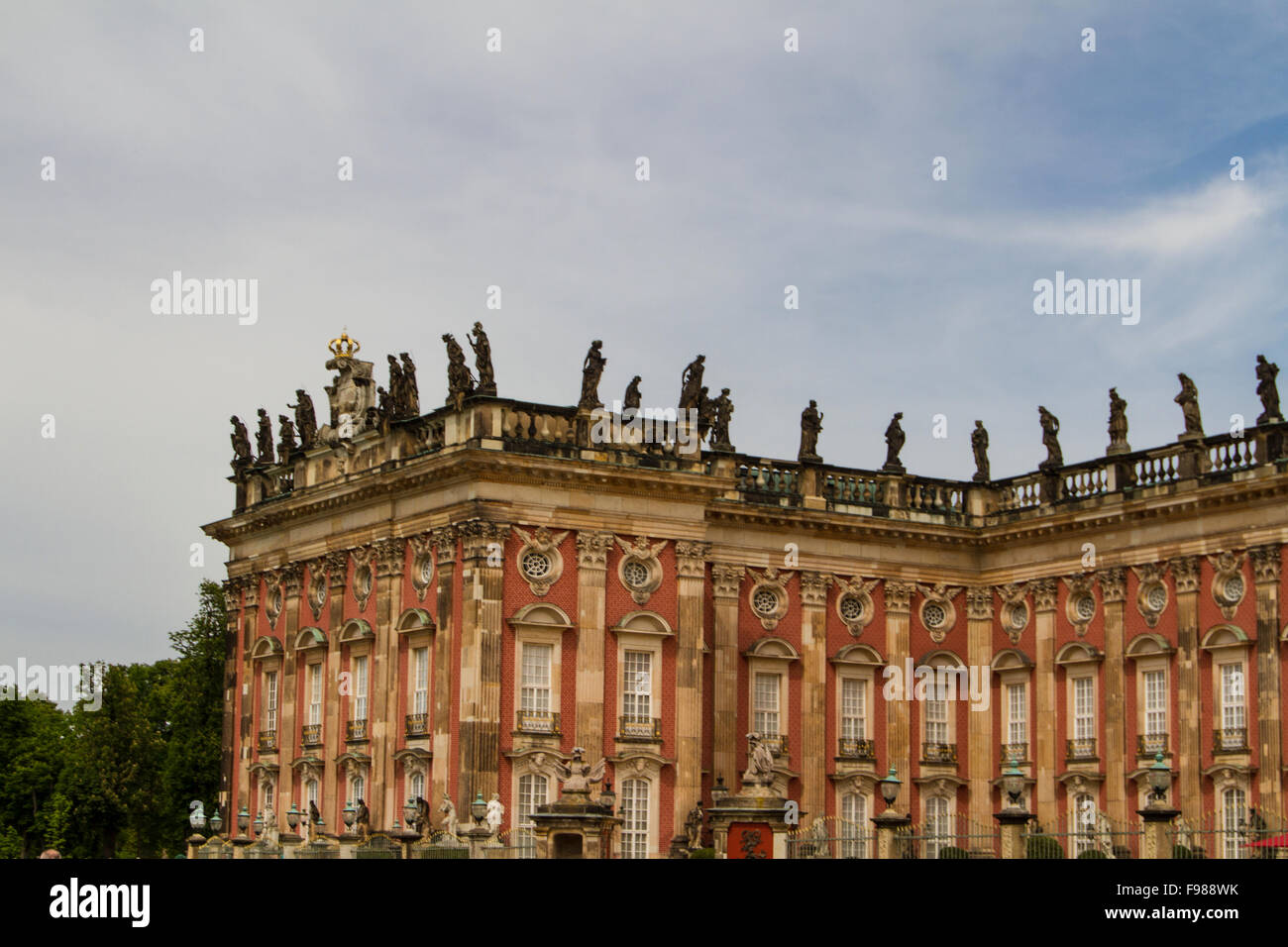The New Palace of Sanssouci royal park in Potsdam, Germany Stock Photo ...