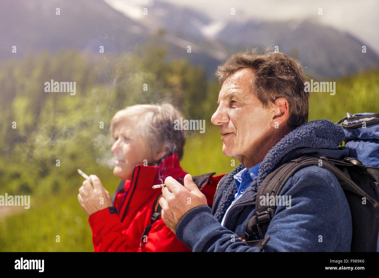 Cigarette Break Together High Resolution Stock Photography and Images ...