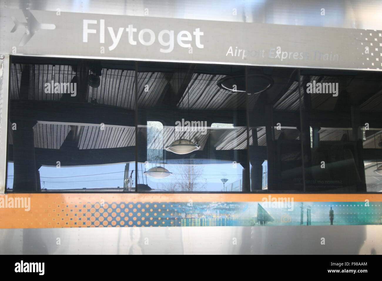 flytoget, airport express train Stock Photo - Alamy