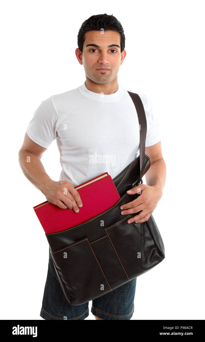 Male University College Student Stock Photo - Alamy