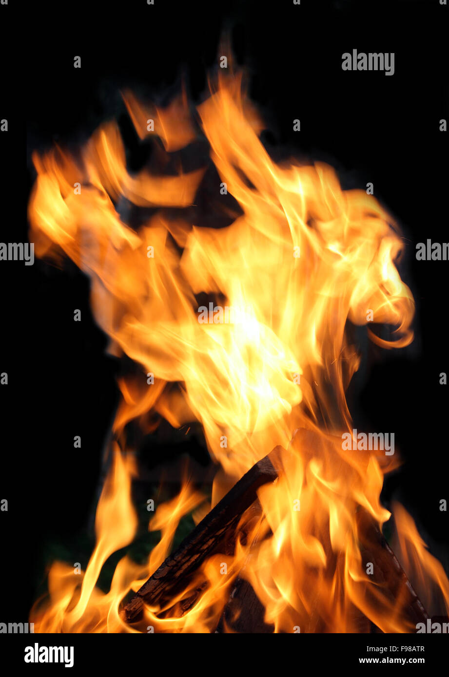 Abstract fire flame isolated on hi-res stock photography and images - Alamy