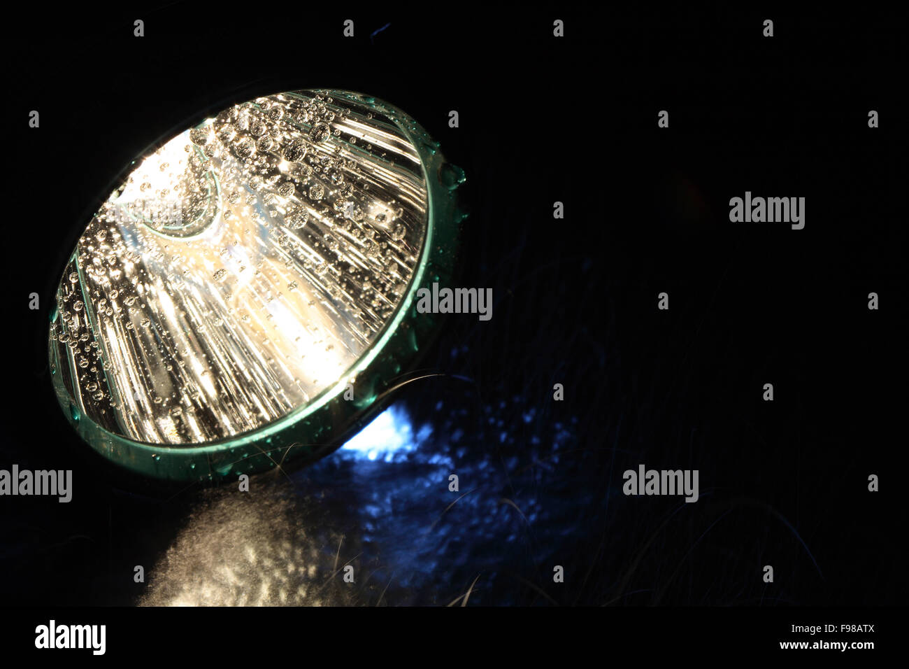 Flashlight And Water Stock Photo - Alamy
