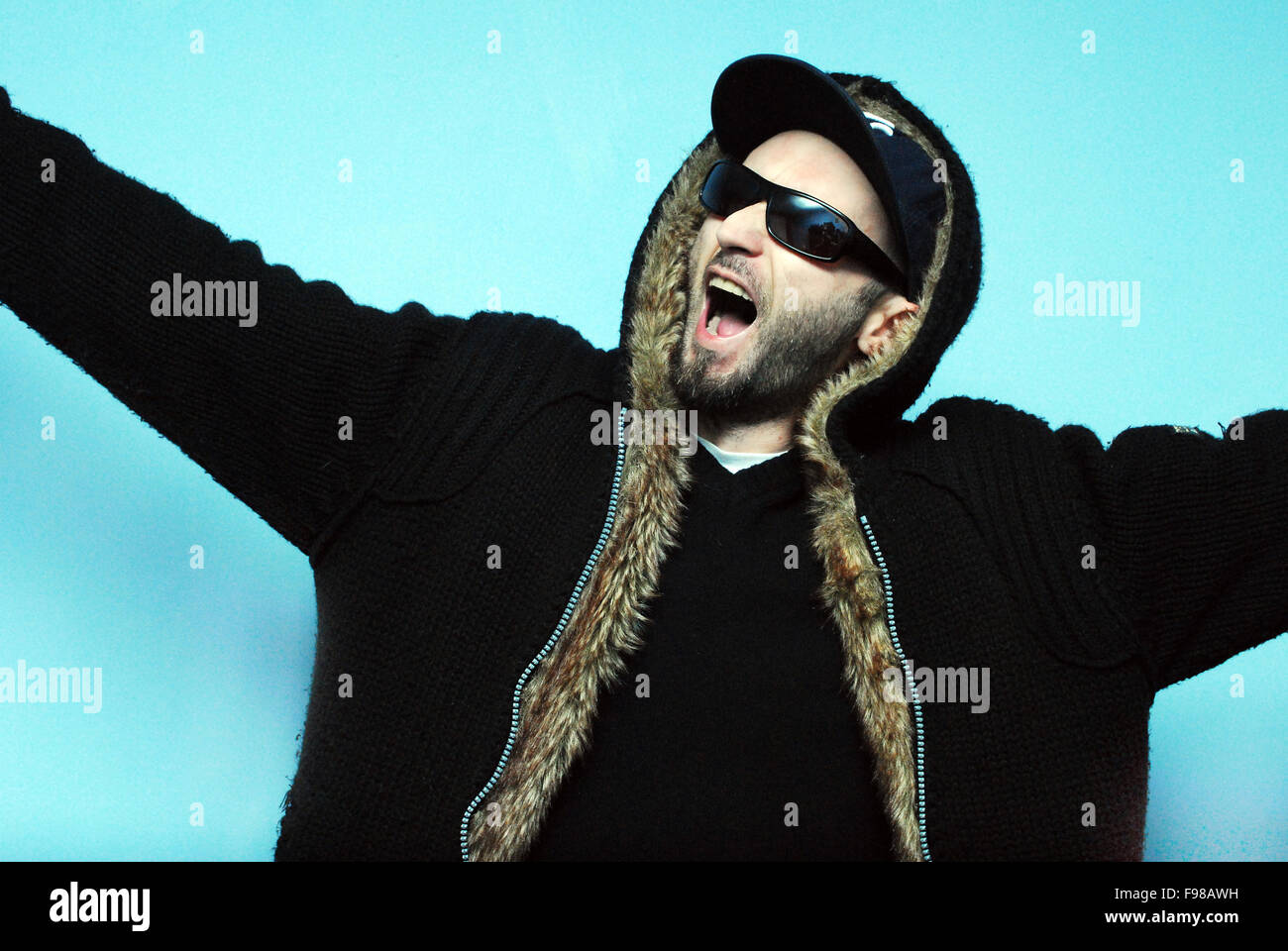 hip hop scream Stock Photo - Alamy