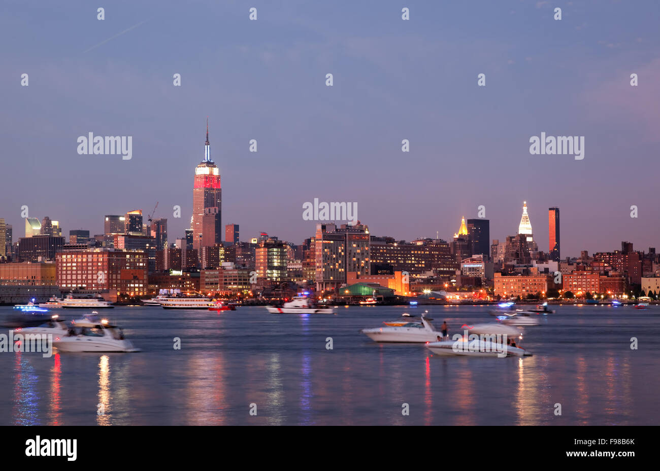 The Mid-town Manhattan Skyline Stock Photo - Alamy