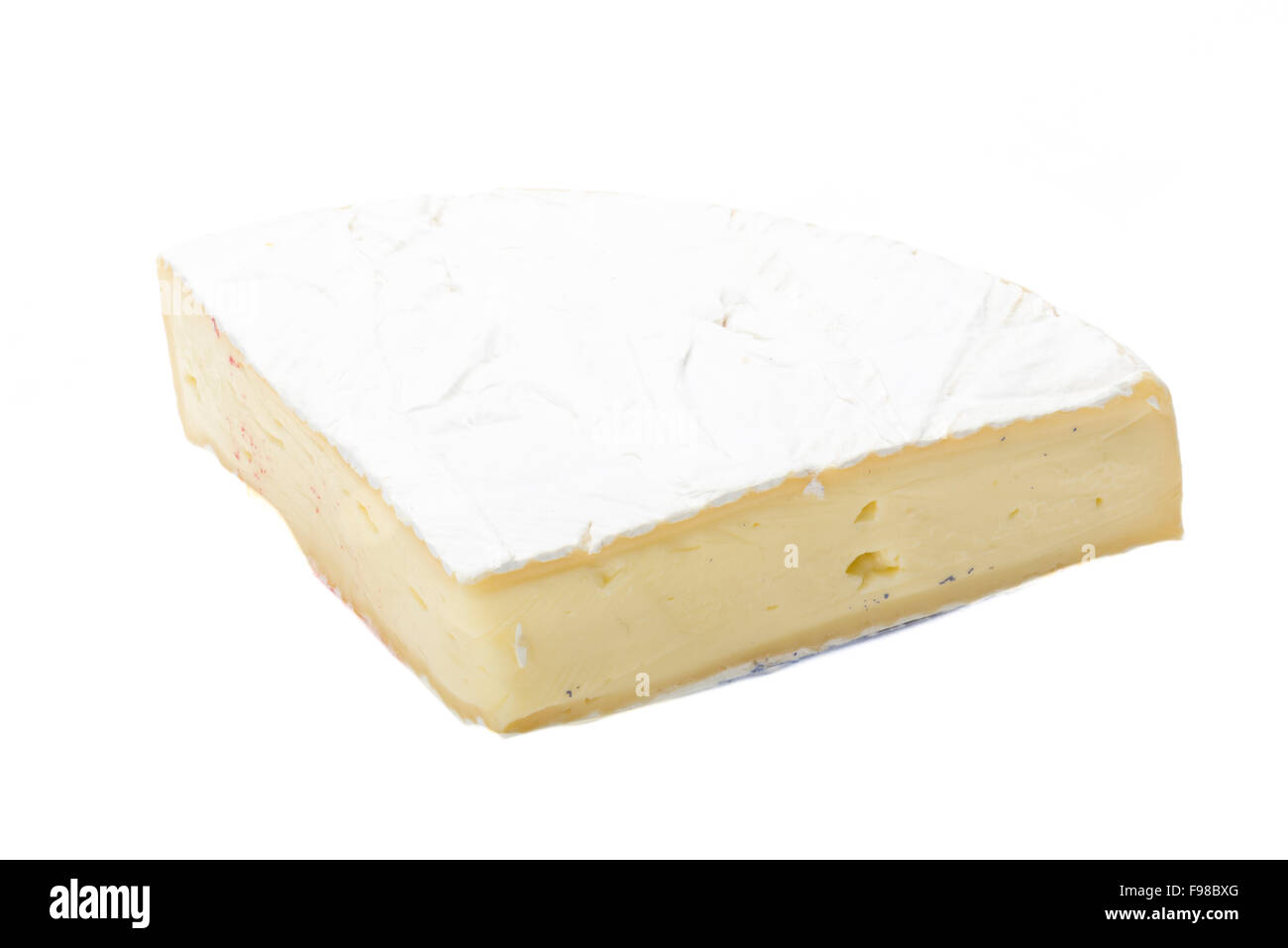 A piece of soft brie cheese Stock Photo - Alamy