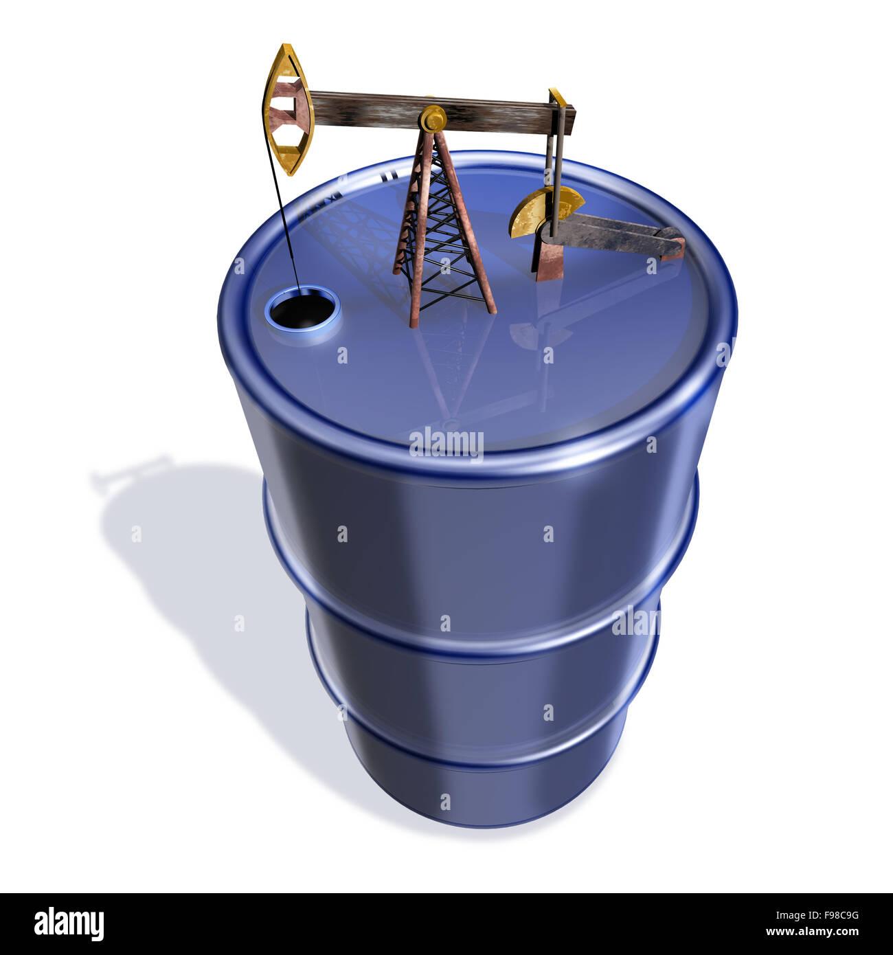 Oil tank Cut Out Stock Images & Pictures - Alamy