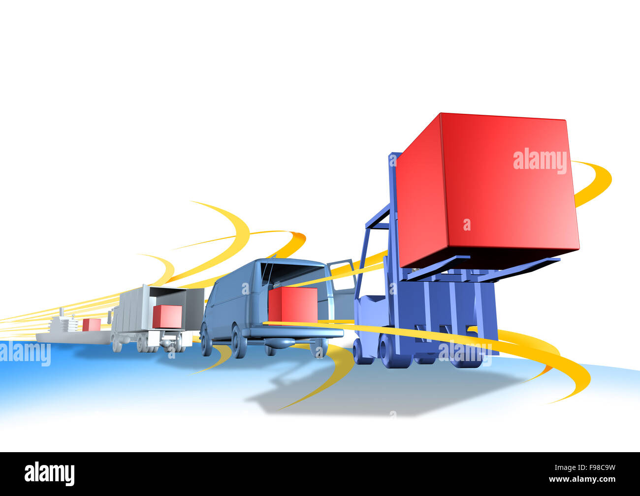 Industrial logistics Cut Out Stock Images & Pictures - Alamy