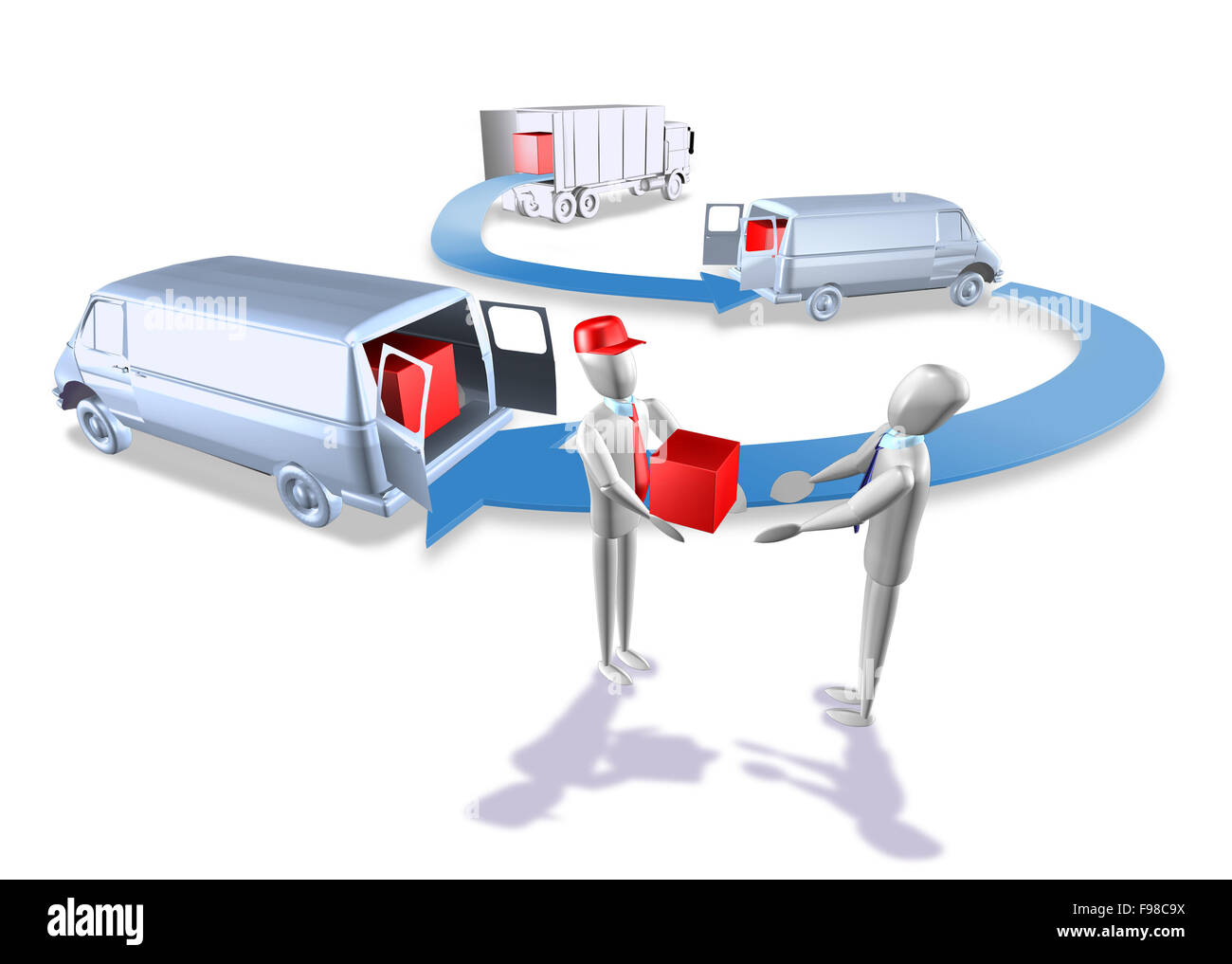 Industrial logistics Cut Out Stock Images & Pictures - Alamy