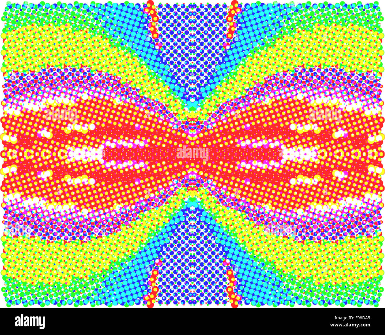 Red abstract circle halftone hi-res stock photography and images - Alamy