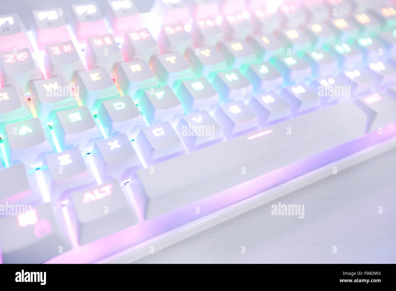 Keyboard computer colored hi-res stock photography and images - Alamy