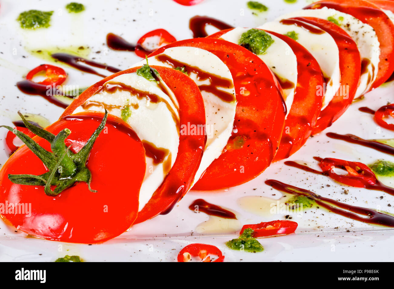classic caprese salad Stock Photo - Alamy
