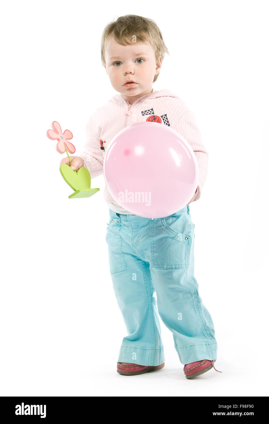 Child with balloon Stock Photo - Alamy