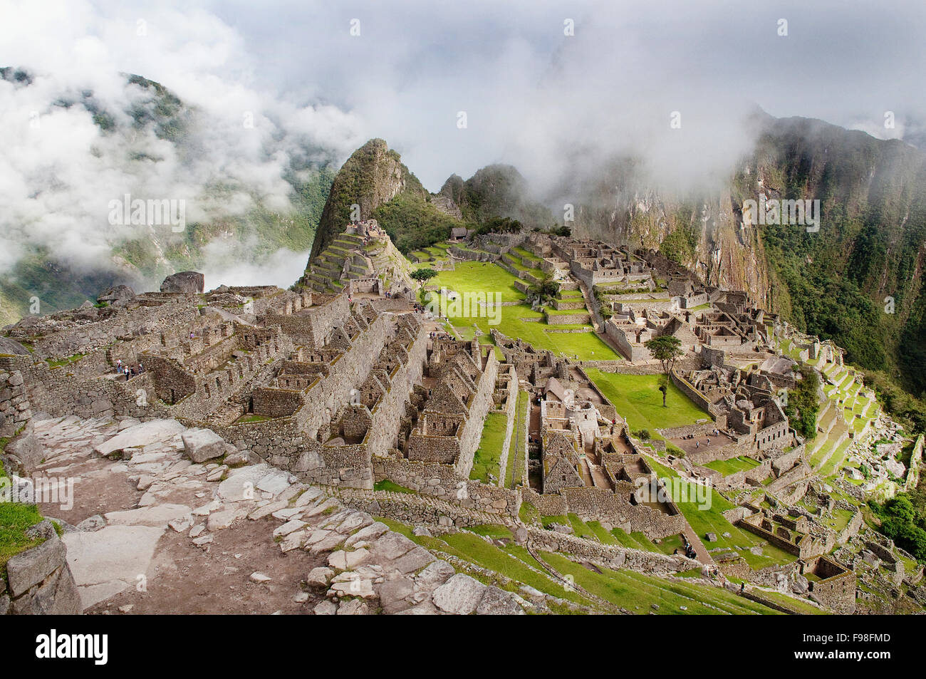 The Incan ruins of Machu Picchu, Peru Stock Photo - Alamy