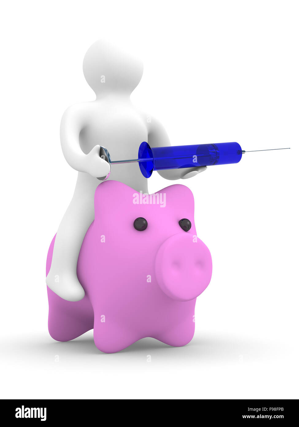 Injection syringe image Cut Out Stock Images & Pictures - Alamy