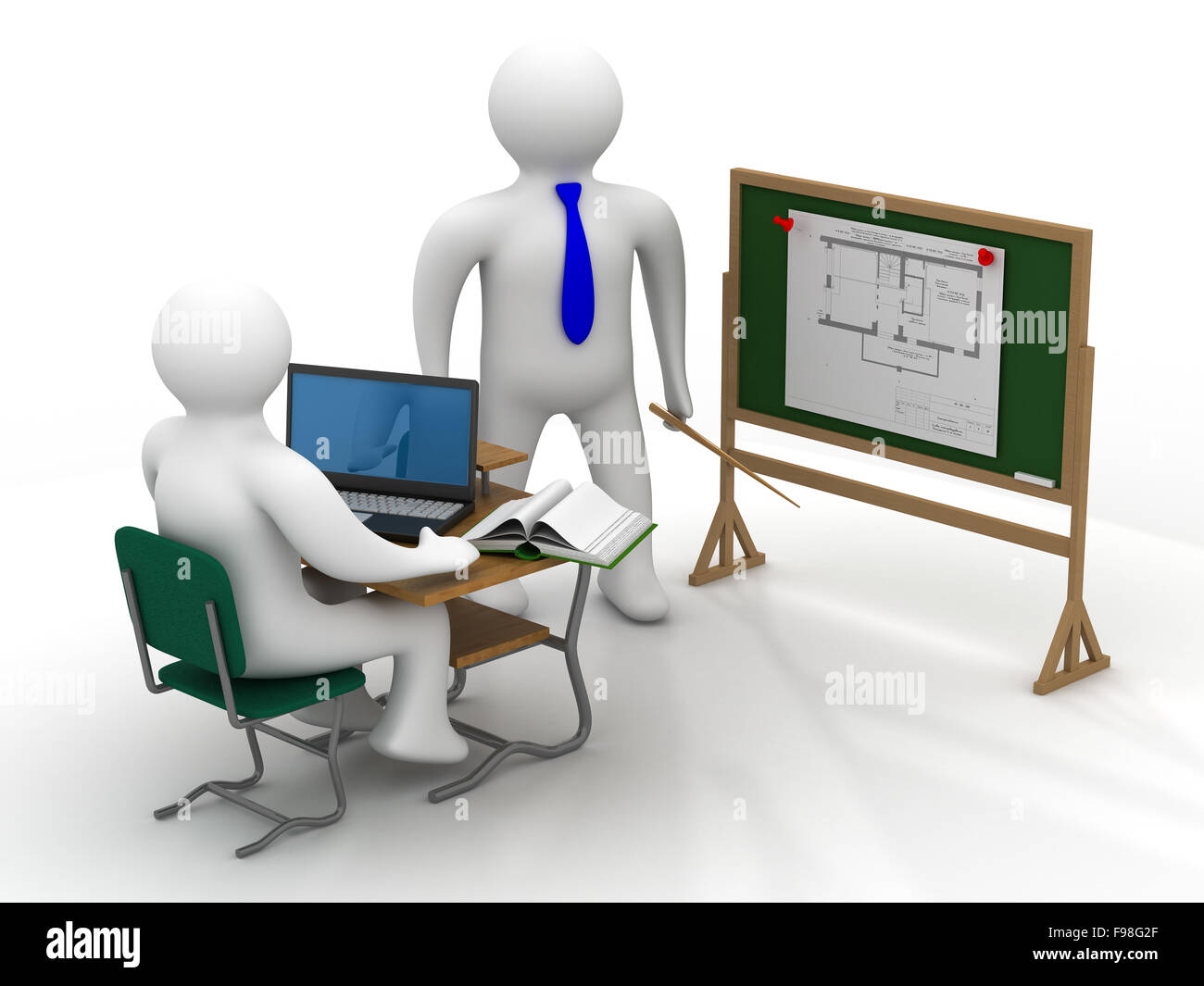 Computer class sketch hi-res stock photography and images - Alamy