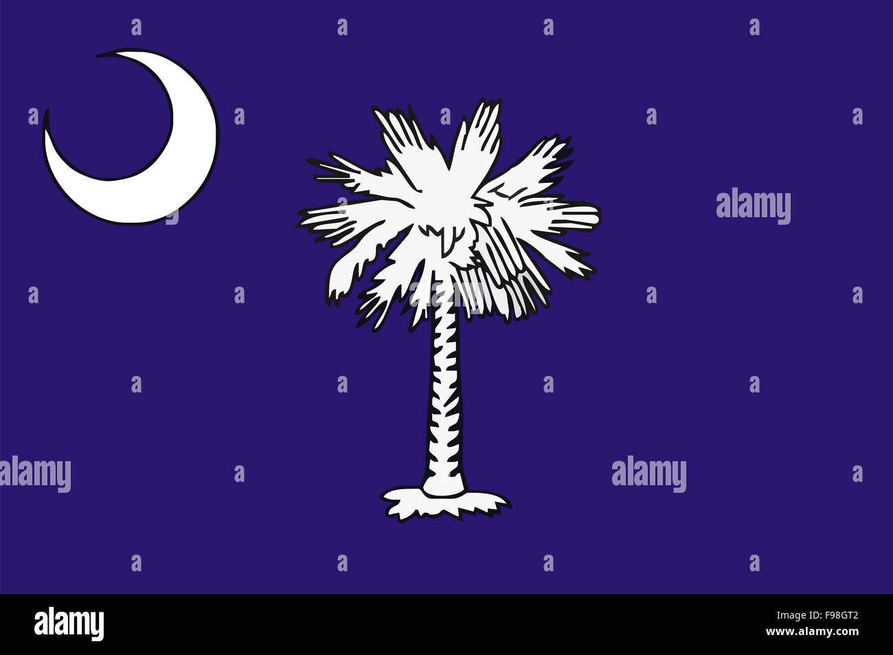 South Carolina Flag Stock Photo - Alamy