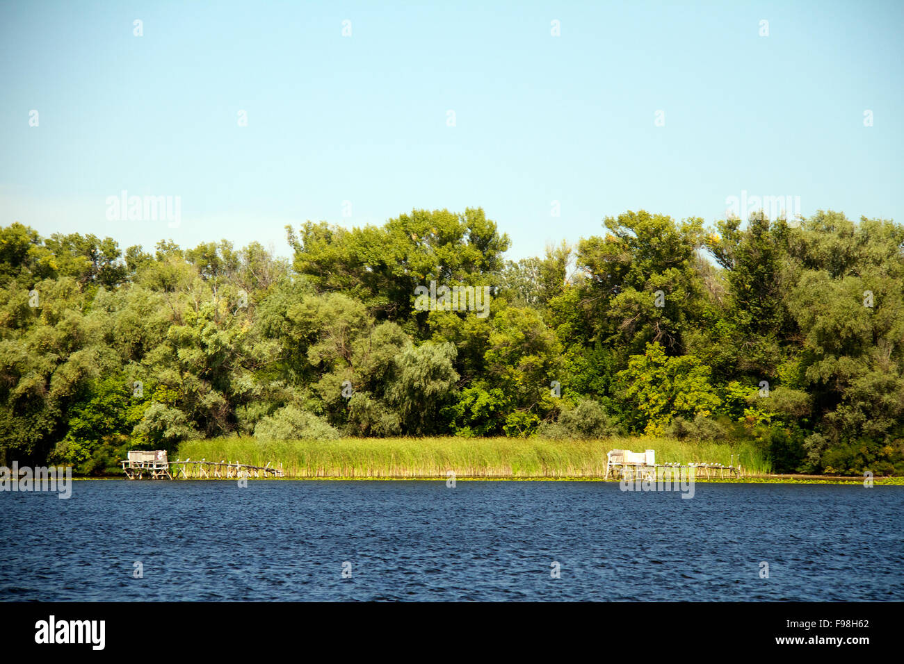 Dnipro river coast in Ukraine Stock Photo - Alamy