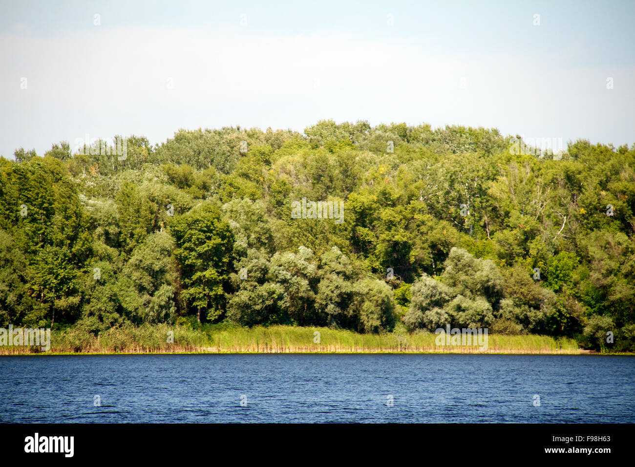 Dnipro river coast in Ukraine Stock Photo - Alamy