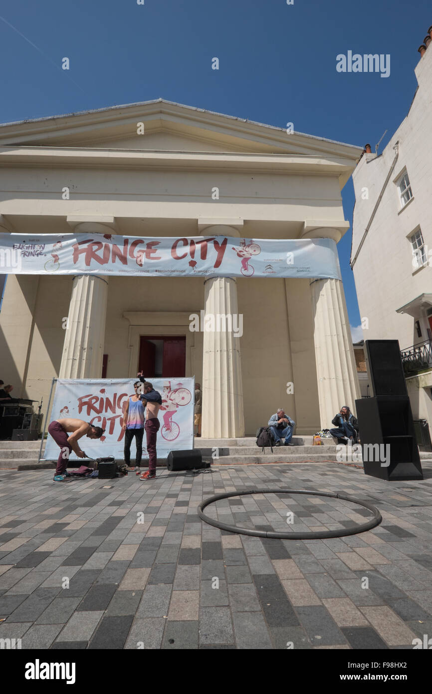 Brighton festival acrobats hi-res stock photography and images - Alamy