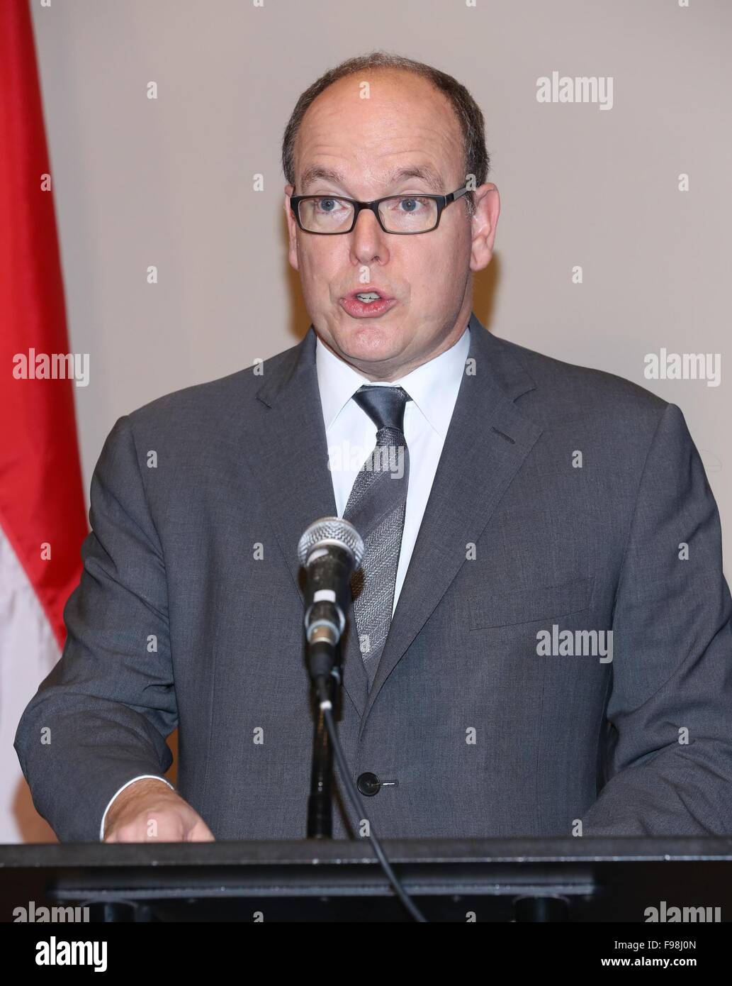 New York, NY, USA. 14th Dec, 2015. Prince of Monaco Albert ll at a ...