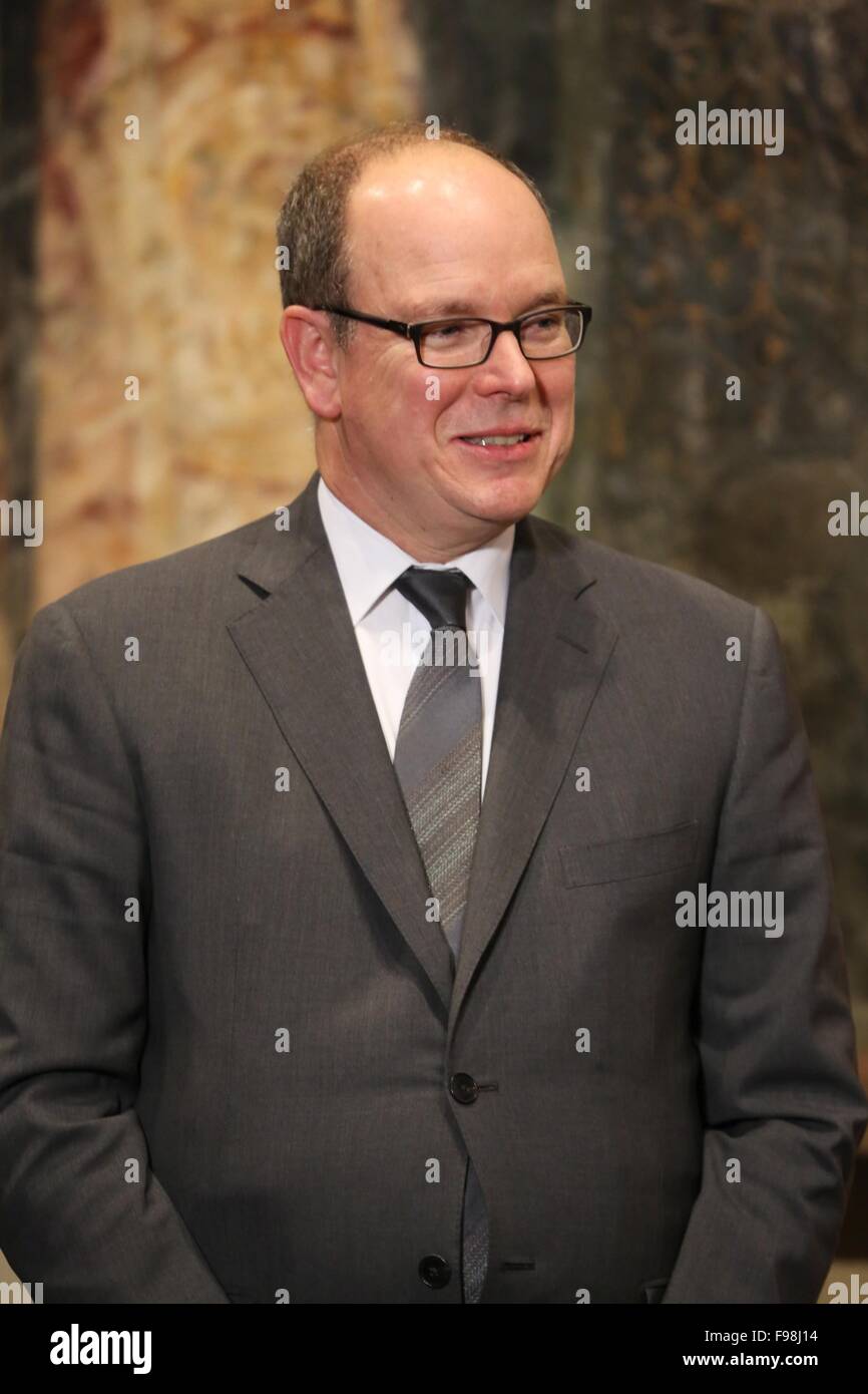 New York, NY, USA. 14th Dec, 2015. Prince of Monaco Albert ll at a ...