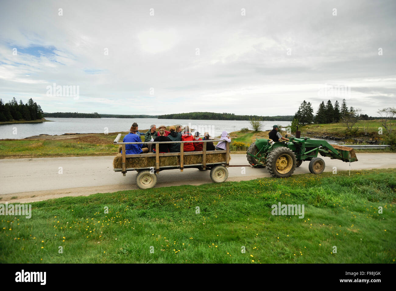 Daily life on an Organic Dairy Farm Stock Photo - Alamy