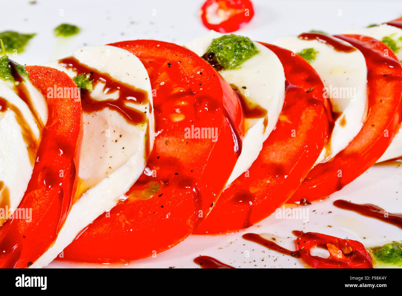 classic caprese salad Stock Photo - Alamy