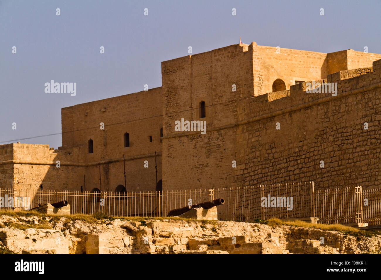 Ribat - arabic fortification and cemetery in Mahdia - seaside town in ...