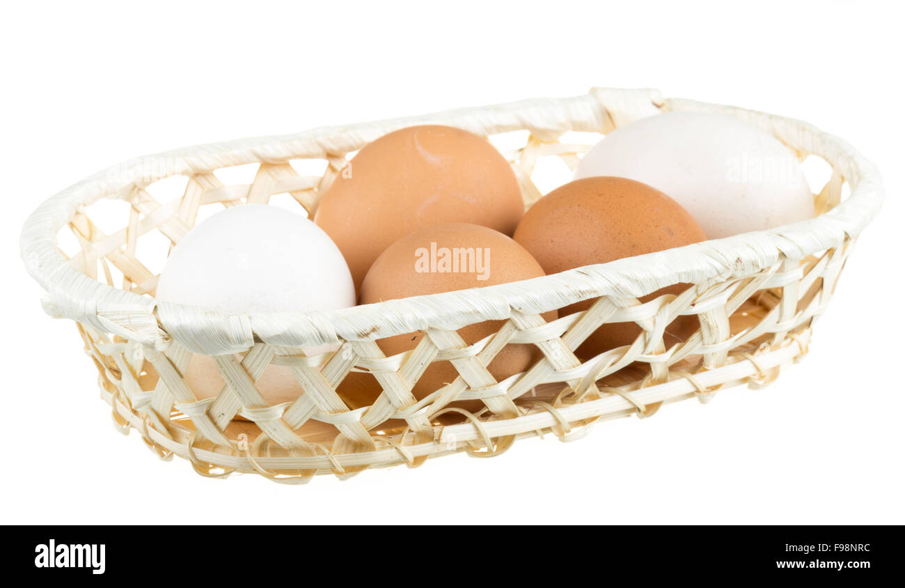 Eggs isolated on white background Stock Photo - Alamy