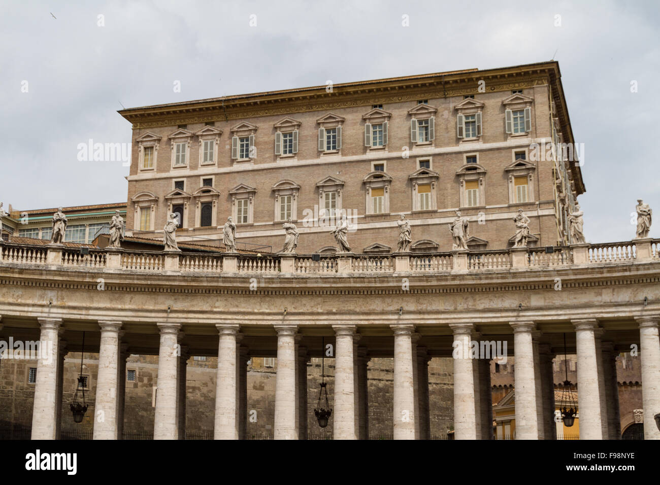 Buildings in Vatican, the Holy See within Rome, Italy. Part of Saint ...