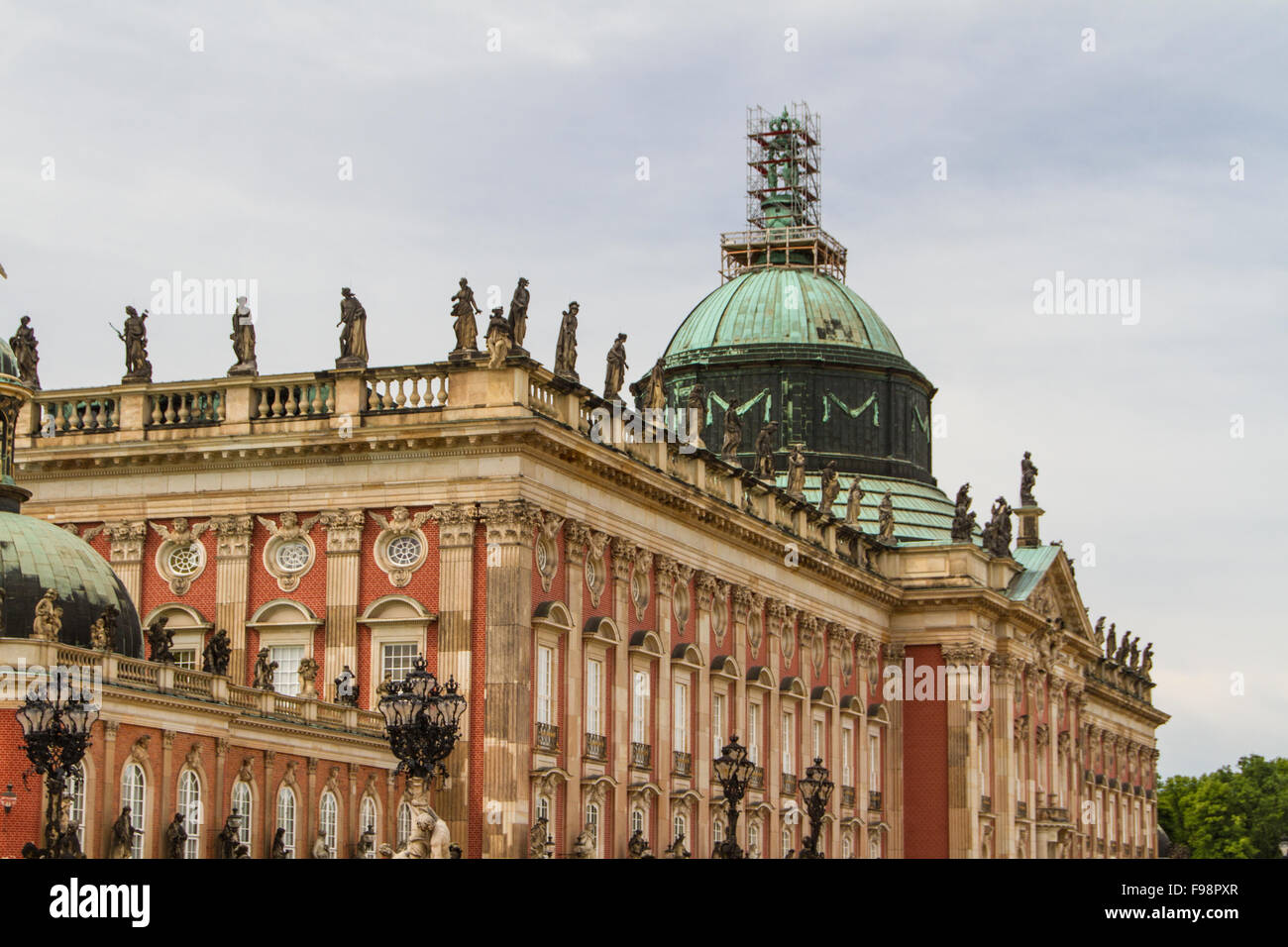 The New Palace of Sanssouci royal park in Potsdam, Germany Stock Photo ...