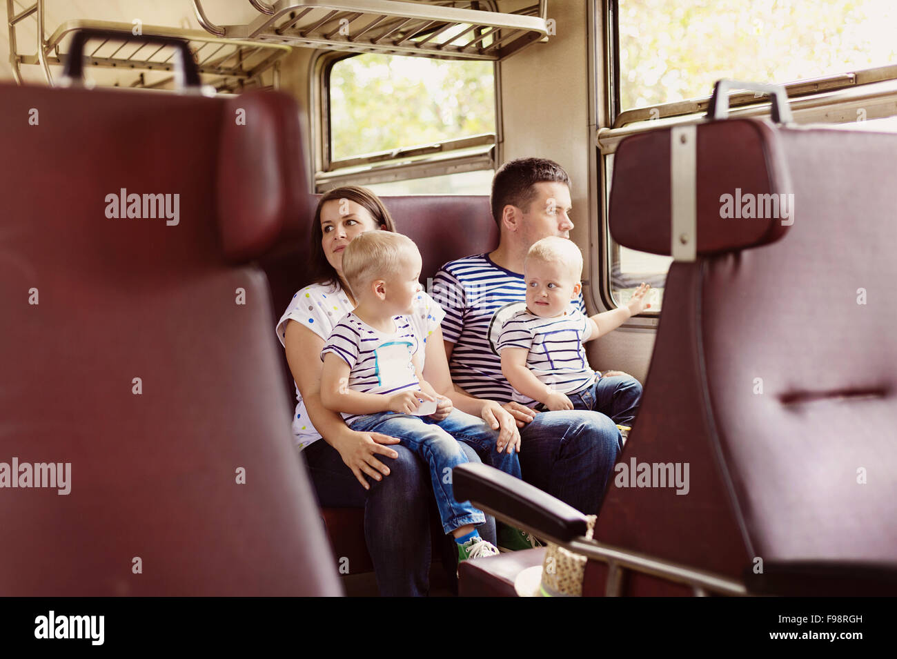 Travel family train hi-res stock photography and images - Alamy