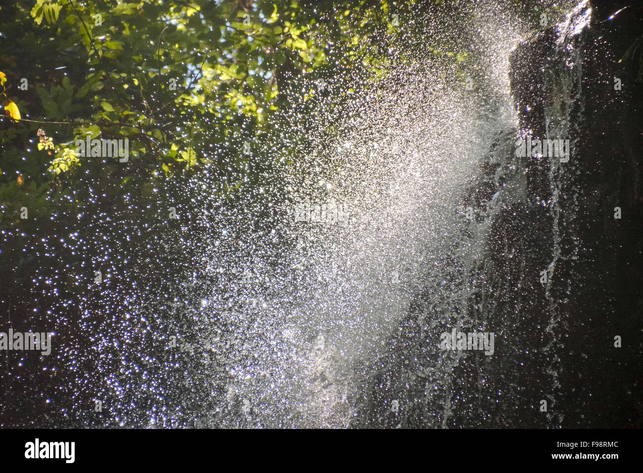 Water Splash Waterfall Stock Photo - Alamy