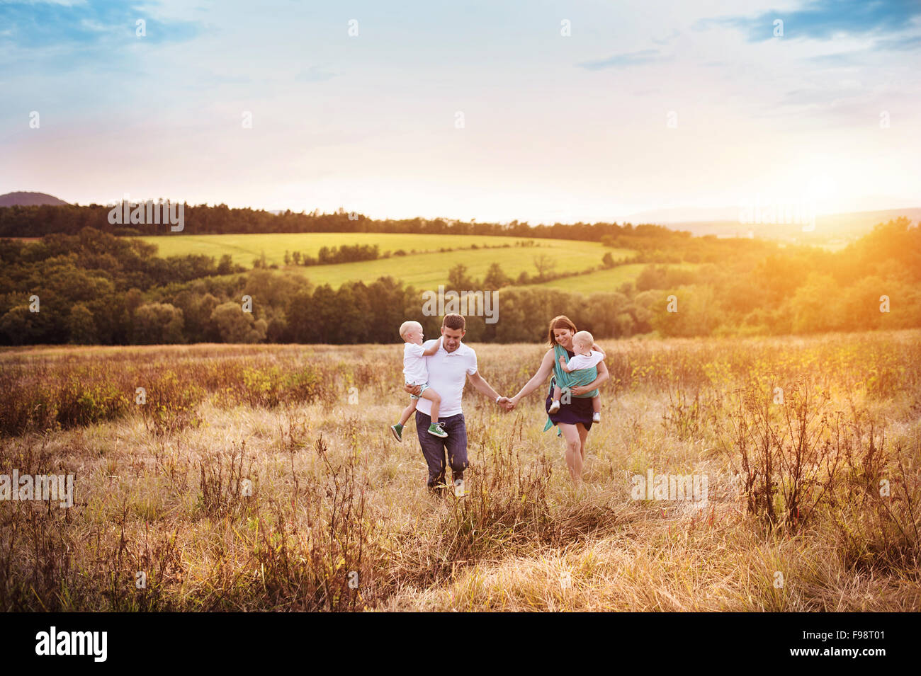 Happy family life hi-res stock photography and images - Alamy