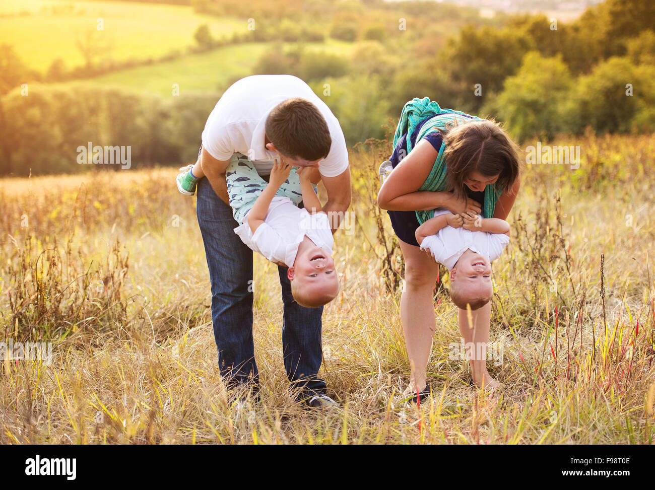 Happy family life hi-res stock photography and images - Alamy