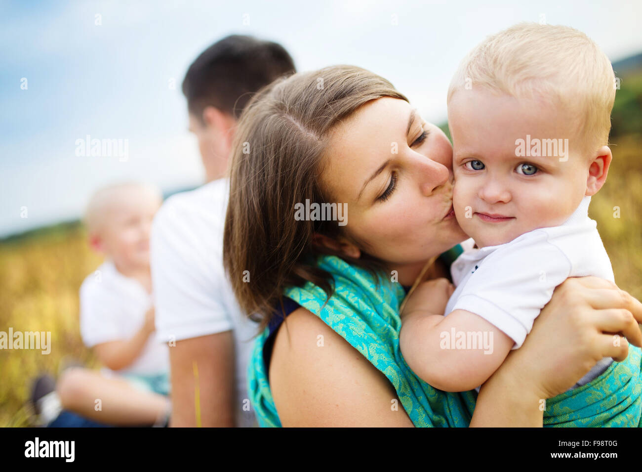Happy family life hi-res stock photography and images - Alamy