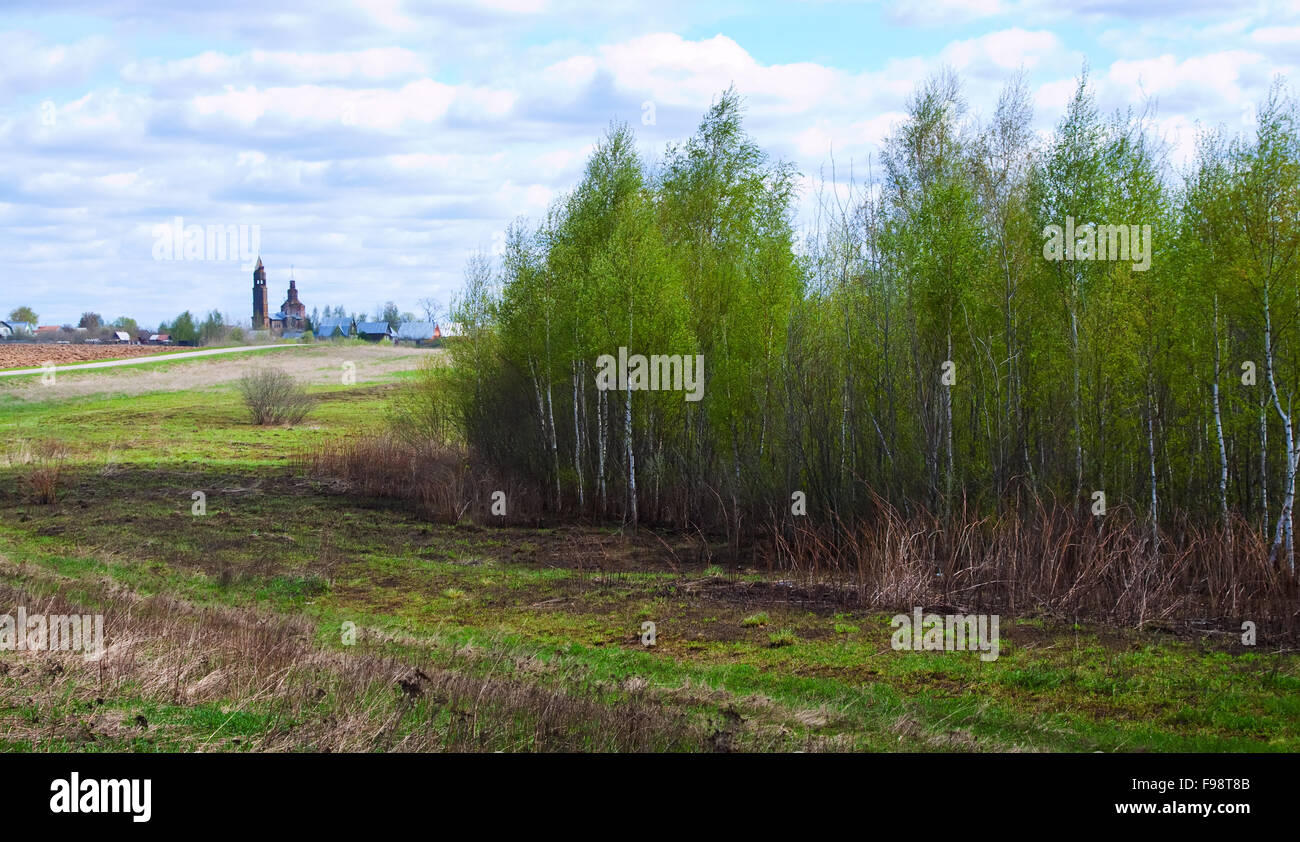 Rural landscape in may day Stock Photo - Alamy