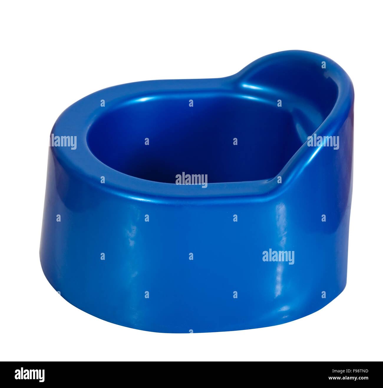 Children's blue pot. isolated on white background Stock Photo - Alamy