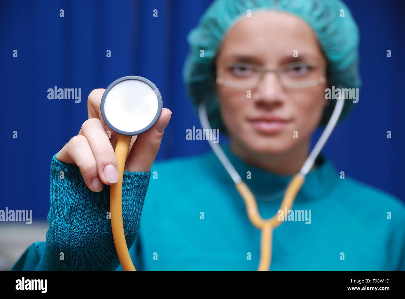 young female doctor Stock Photo - Alamy