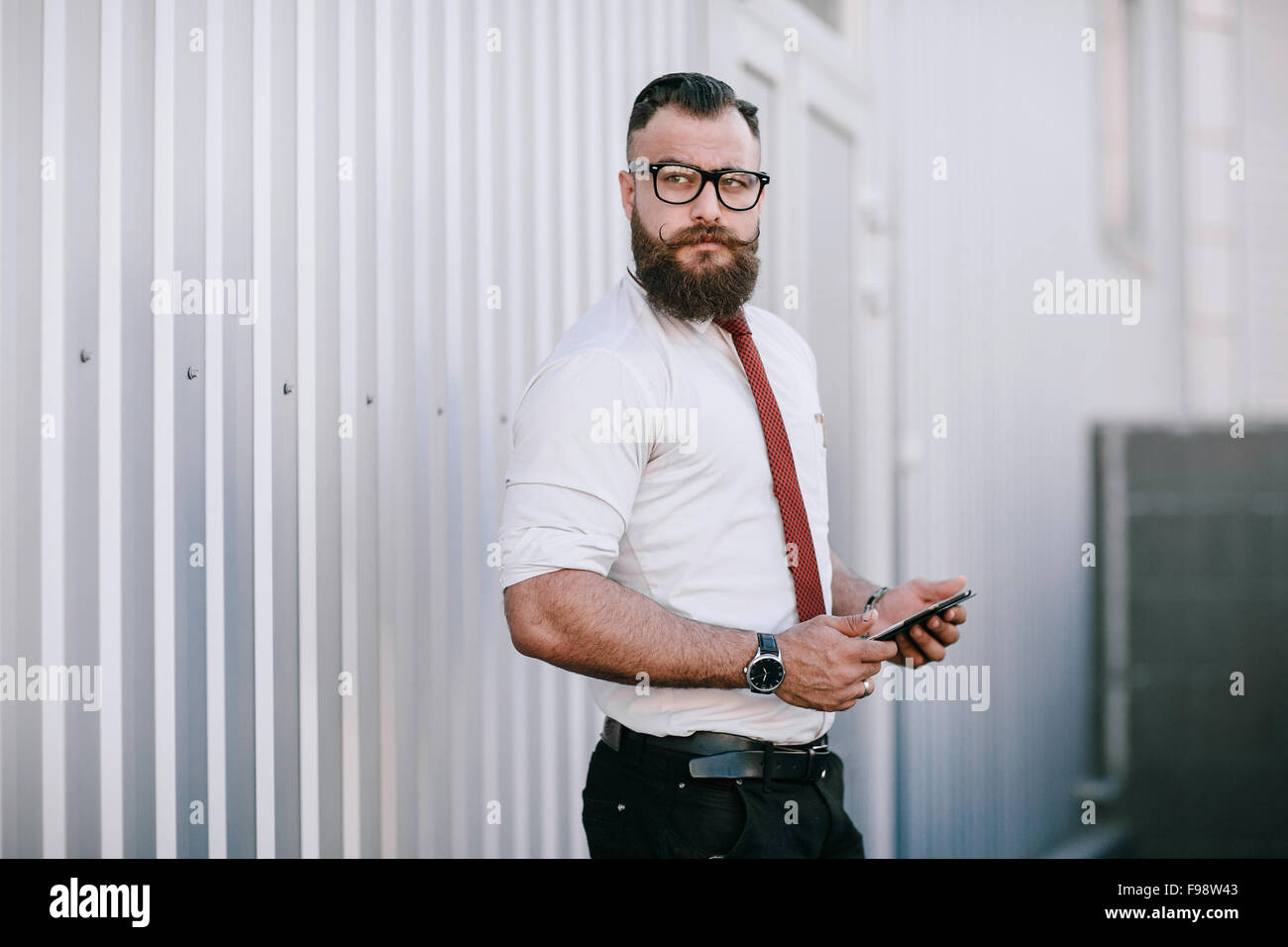 business man outside Stock Photo - Alamy