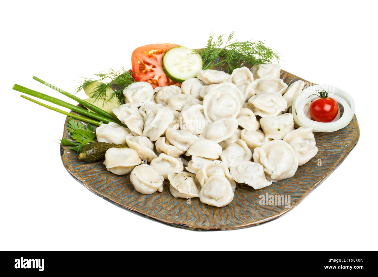 Bowl with traditional russian dish - pelmeni (dumplings Stock Photo - Alamy