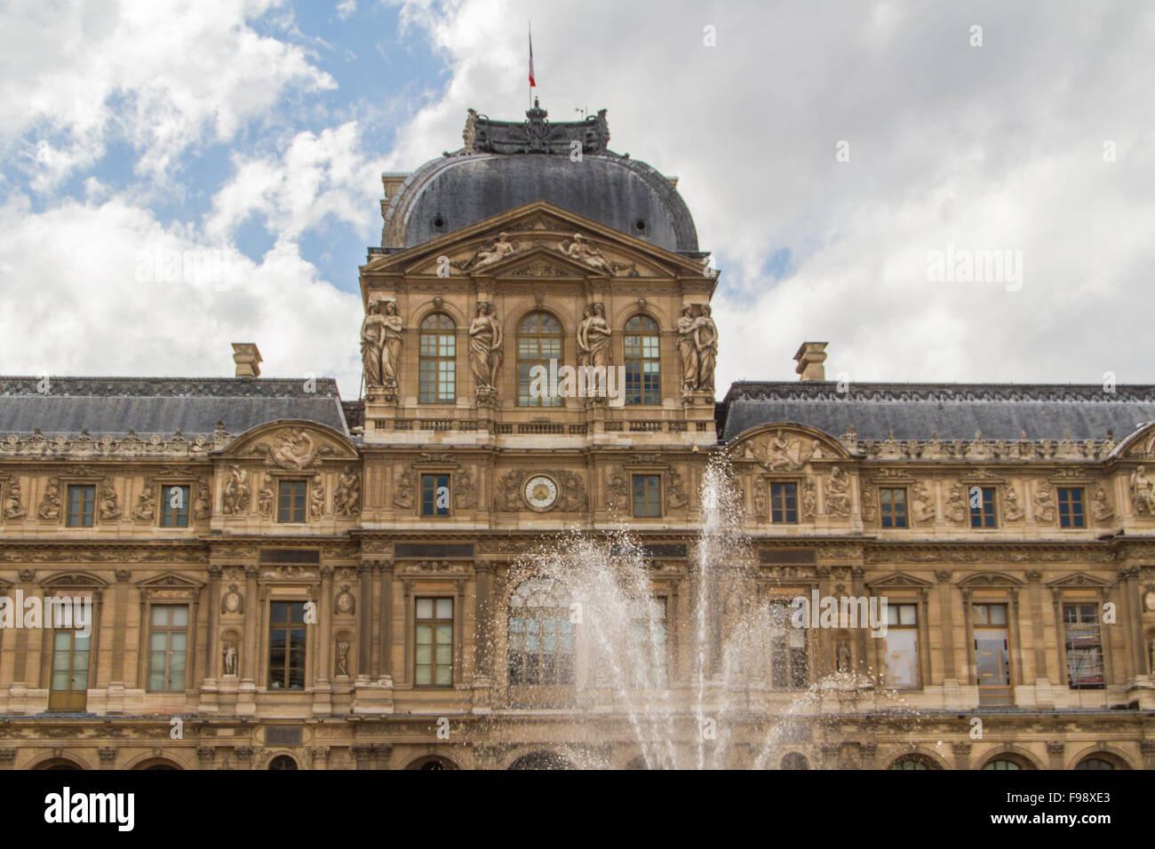 PARIS - JUNE 7: Louvre building on June 7, 2012 in Louvre Museum, Paris ...