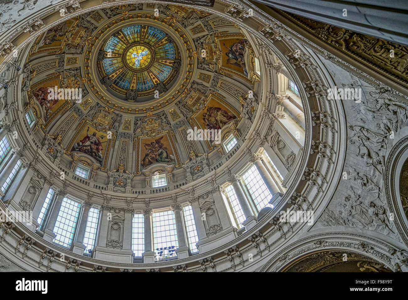 Ceiling Detail Berlin Cathedral Stock Photo - Alamy