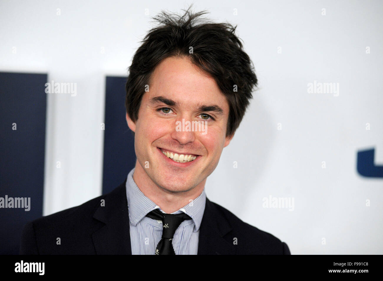 New York City. 13th Dec, 2015. Thomas Matthews attends the 'Joy' New ...